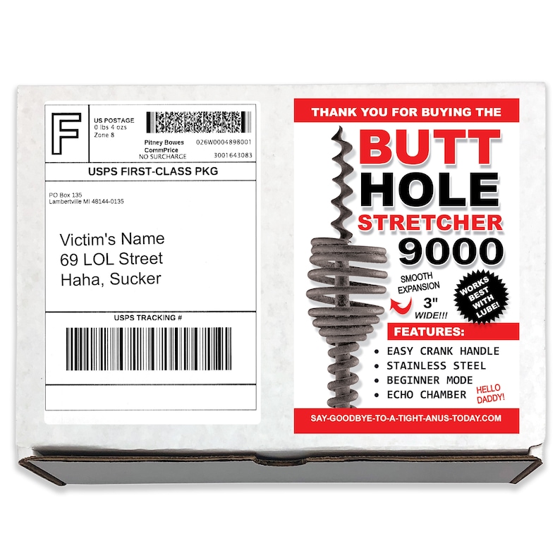 Prank Mail - Butt Hole Stretcher Gag - Etsy