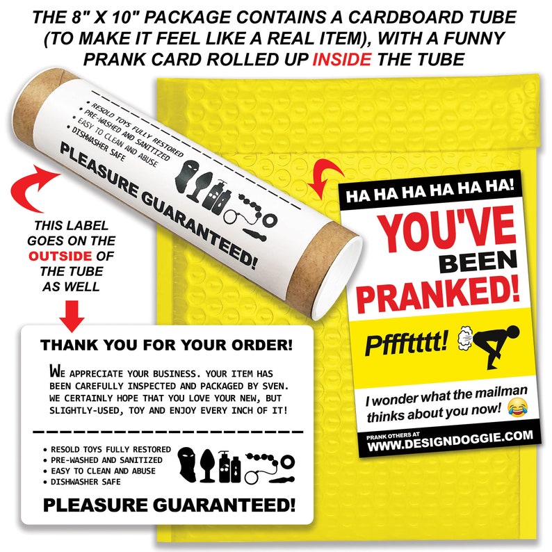 Anonymous Mail Prank: Embarrassing Gag Gift - Etsy