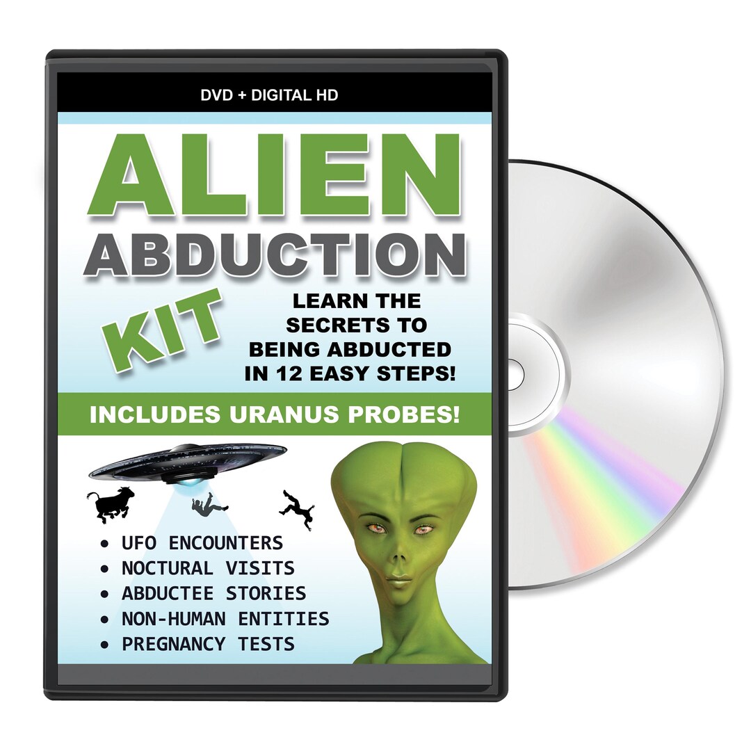 Alien Abduction Kit Prank: Blank DVD & Fake Invoice Gag Gift - Etsy