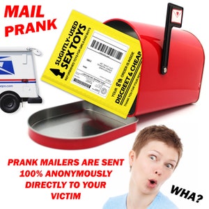 Anonymous Mail Prank: Embarrassing Gag Gift - Etsy