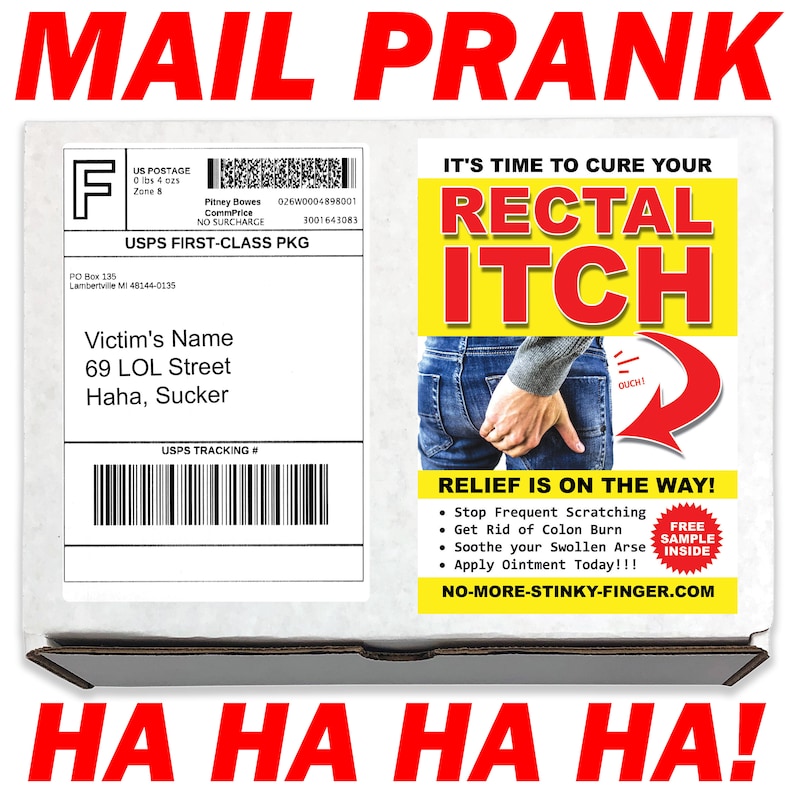 Anonymous Mail Prank Box: Embarrassing Gag Gift - Etsy