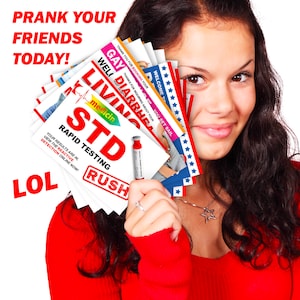 Embarrassing Prank Postcards: Variety Gag Gift Set - 24 QTY - Etsy