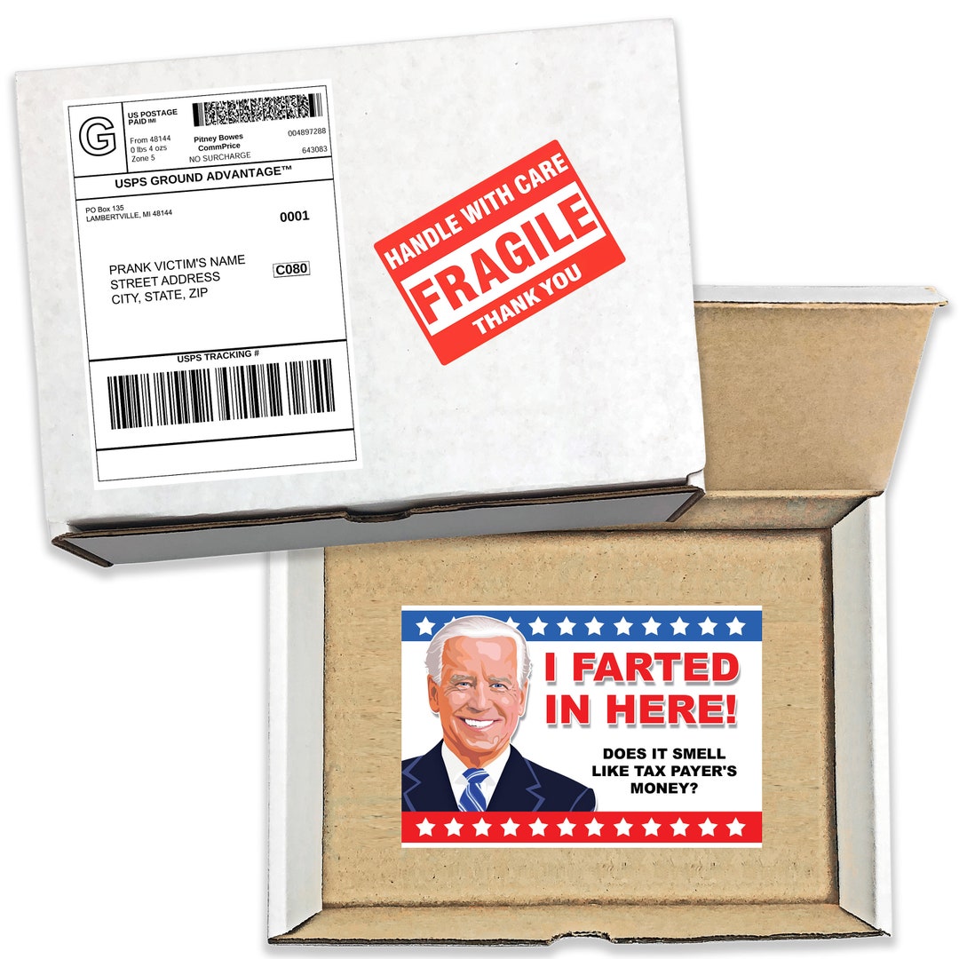 Joe Biden Farted in Here Surprise Prank Mail Democrat Gag Sent Directly ...