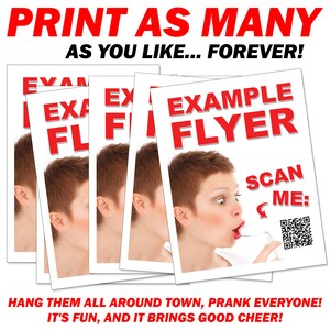 12 Prank Office Flyers - Digital Download - Pdf's to Print, Hang, and ...