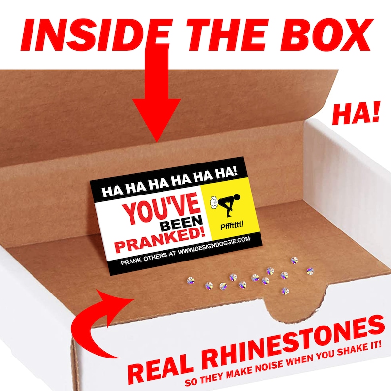 Prank Mail - Glitter Pubes Prank Box Gag Gift! Funny Prank Gets Sent to ...