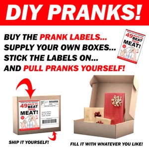12 Funny Prank Labels: Adult Humor Gag Gift - Etsy