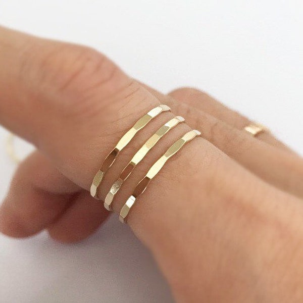 Stackable Rings - Etsy