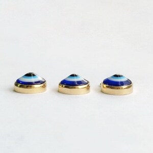 6mm 14K Gold Filled Blue Evil Eye Drop, Spiritual Charm, Protection ...