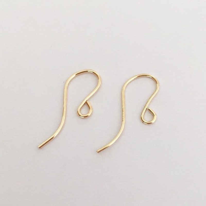 Solid Gold Ear Wires - Etsy