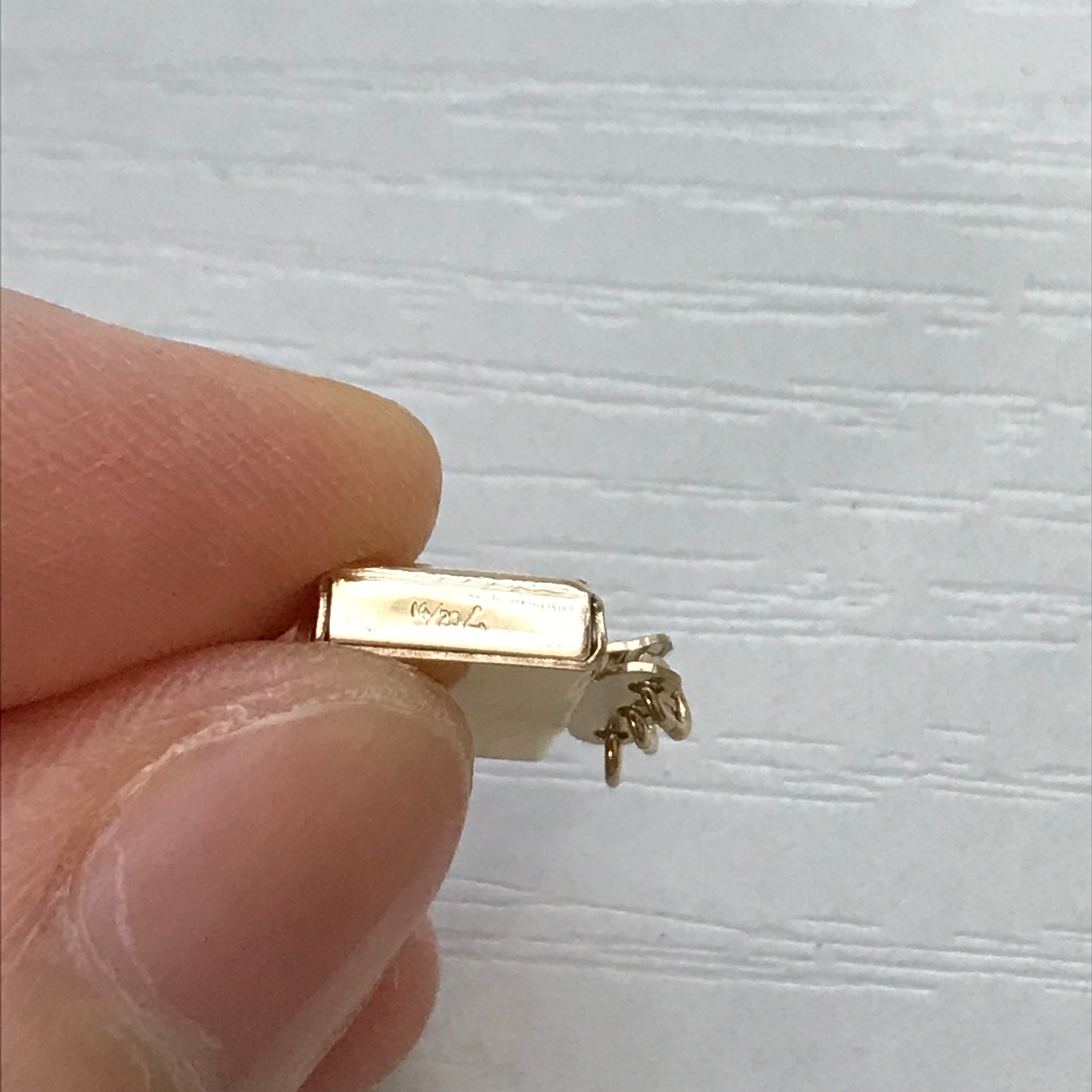 14K Gold Filled Filigree Pearl Box Snap Clasp Jewelry Exquisite 14K ...