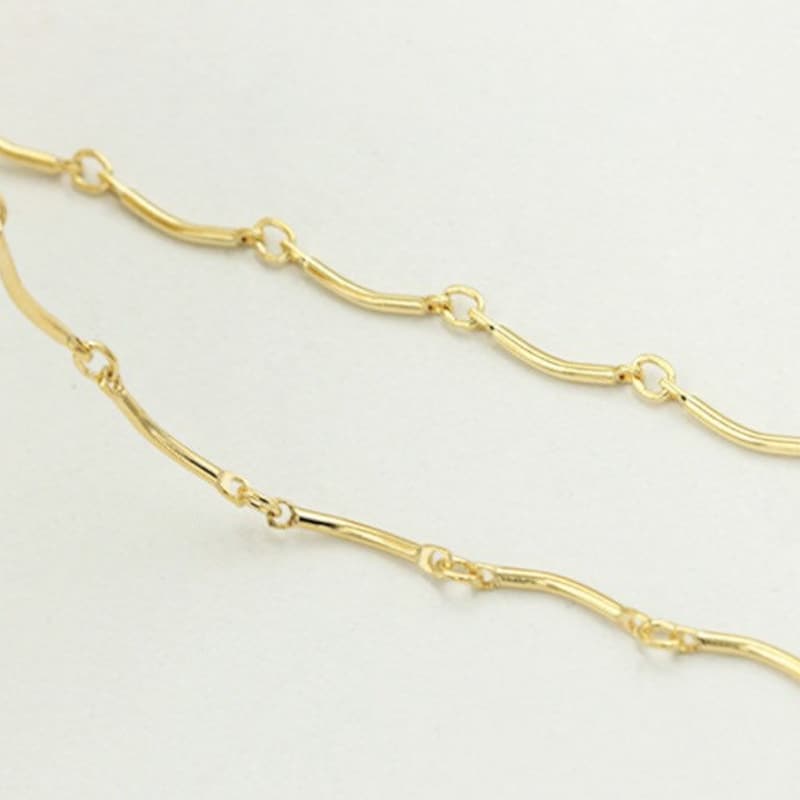 Curved Bar Chain - Etsy