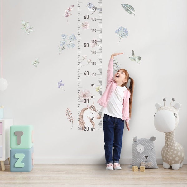 Growth Chart Girl - Etsy