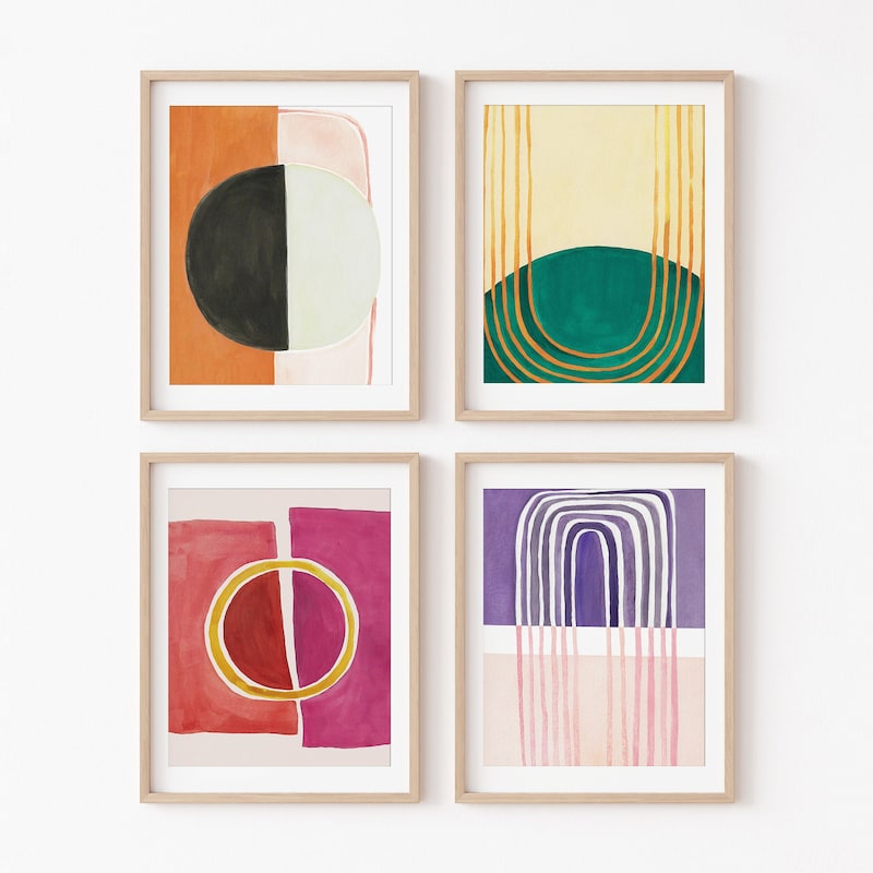 4 Piece Wall Art - Etsy