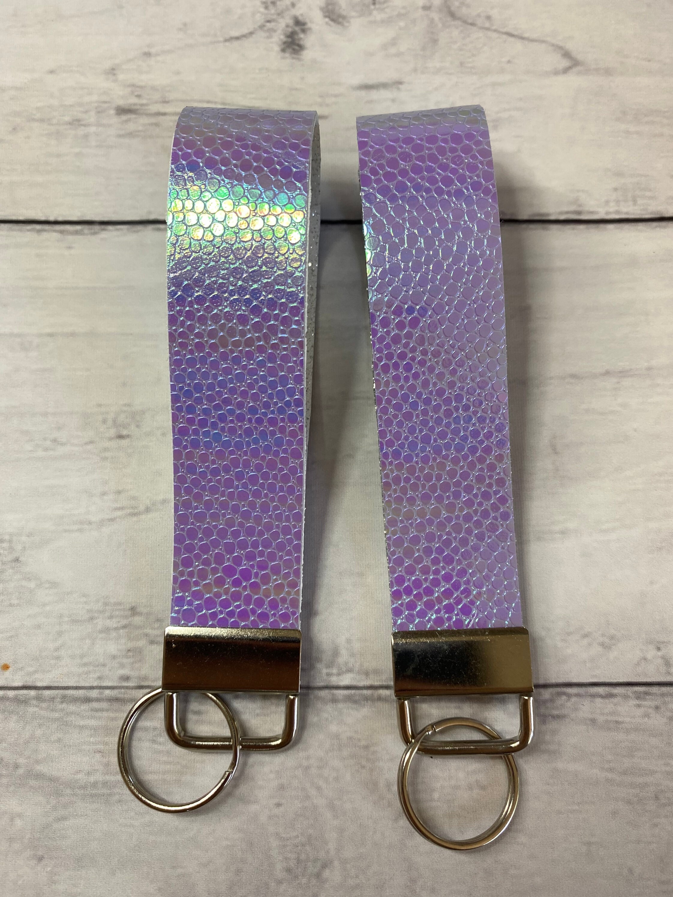 Keychain keychain wristlet purple keychain purple keychain | Etsy