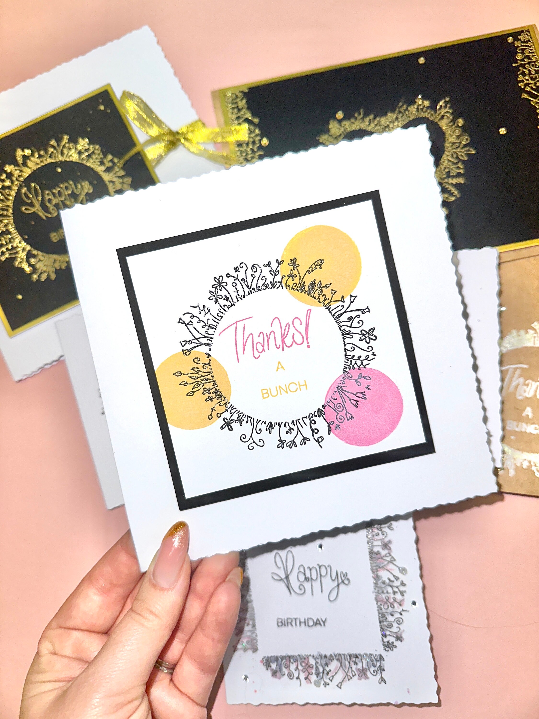 Card Making Box Kit FLORAL FRAMES card Making Stamping Kit Beginner ...