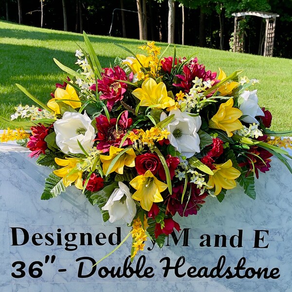 Headstone Spray - Etsy