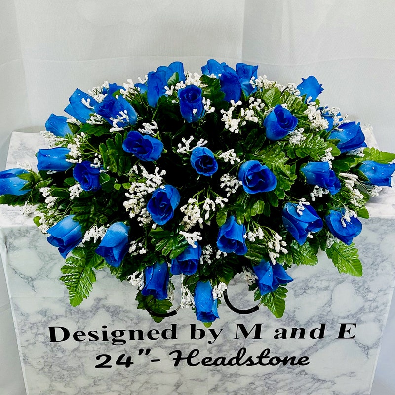 Headstone Flowers - Etsy