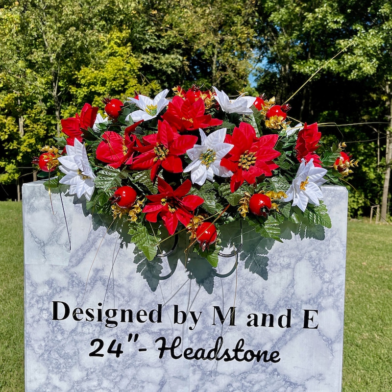Headstone Toppers Winter - Etsy