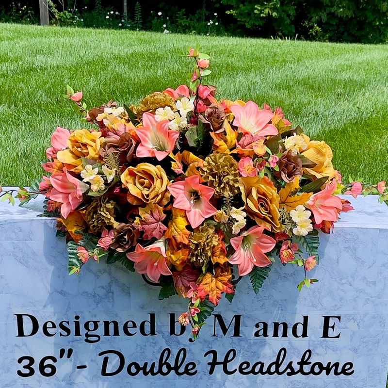 Headstone Spray - Etsy