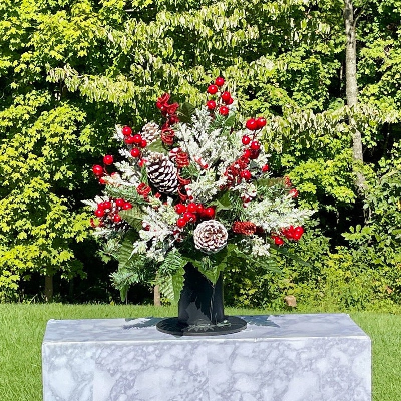 Christmas Vase - Etsy