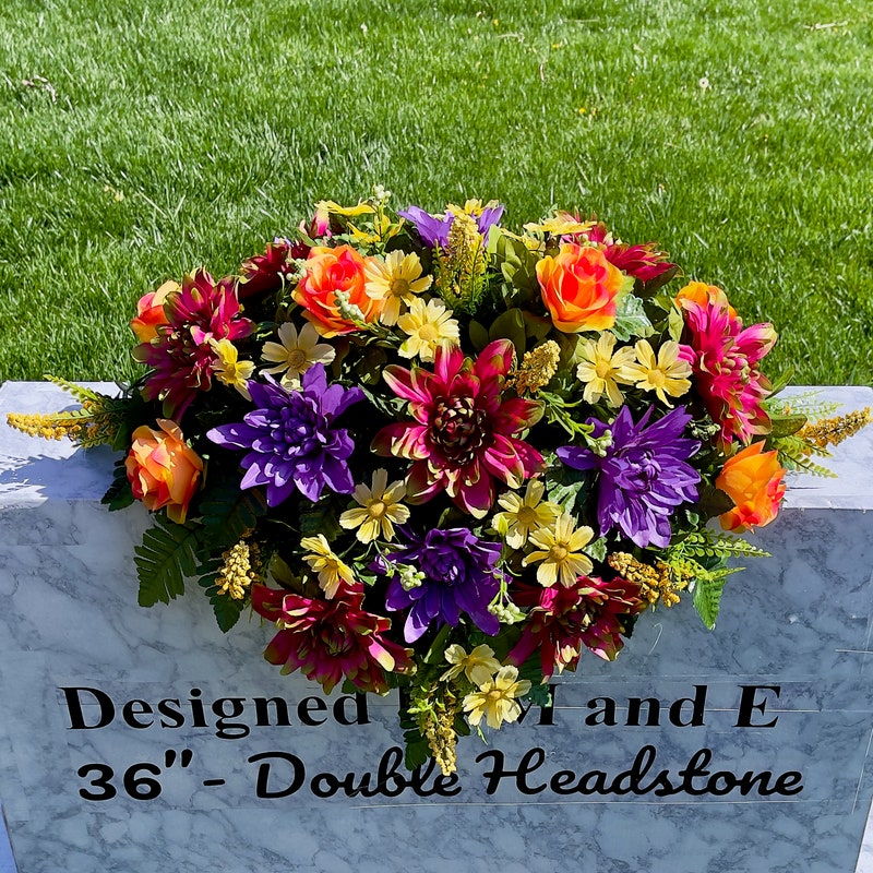 Headstone Grave Spray - Etsy