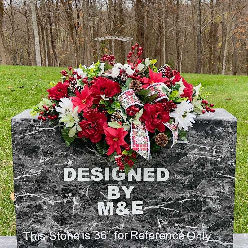 Headstone Spray - Etsy