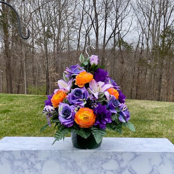 Flowers for Cemetery Shepherds Hook - Etsy