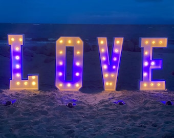 4ft Marquee Letters - Etsy