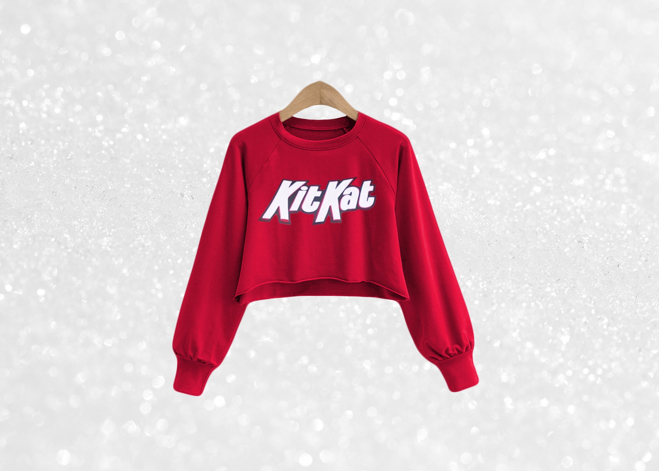 Thicker Than A Snicker Snack crop Top Comfy Wear Stylish Long Sleeve ...