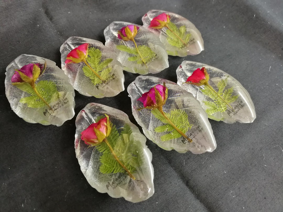 Real Rose in Resin Fridge Magnet - Etsy