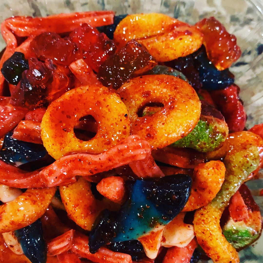 Chamoy Mexican Candy Spice Enchiladas Dulce Yummy Homemade Snacks - Etsy