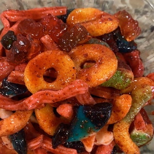 Dulces Enchilados Chile Chamoy Candy Mix Gummy Spicycandy - Etsy