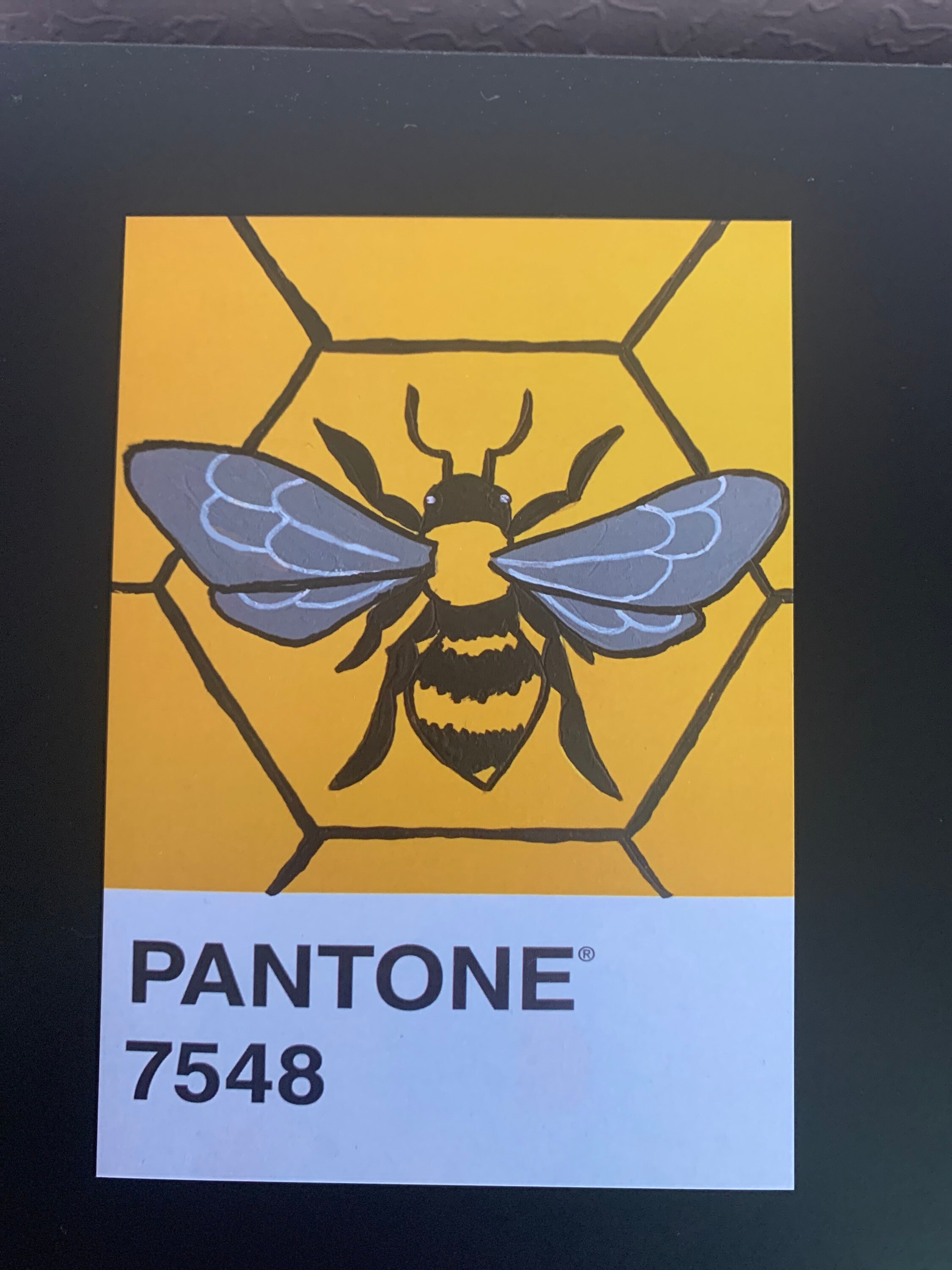 Paintings Pantone Postcard Queen Bee Home Décor Wall Hangings etna.com.pe