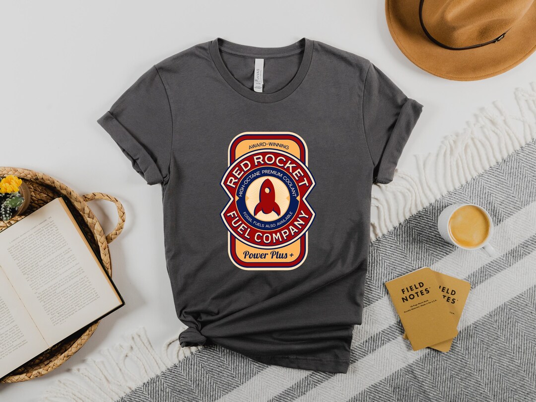 Red Rocket Fuel Company Screen Tee - Etsy