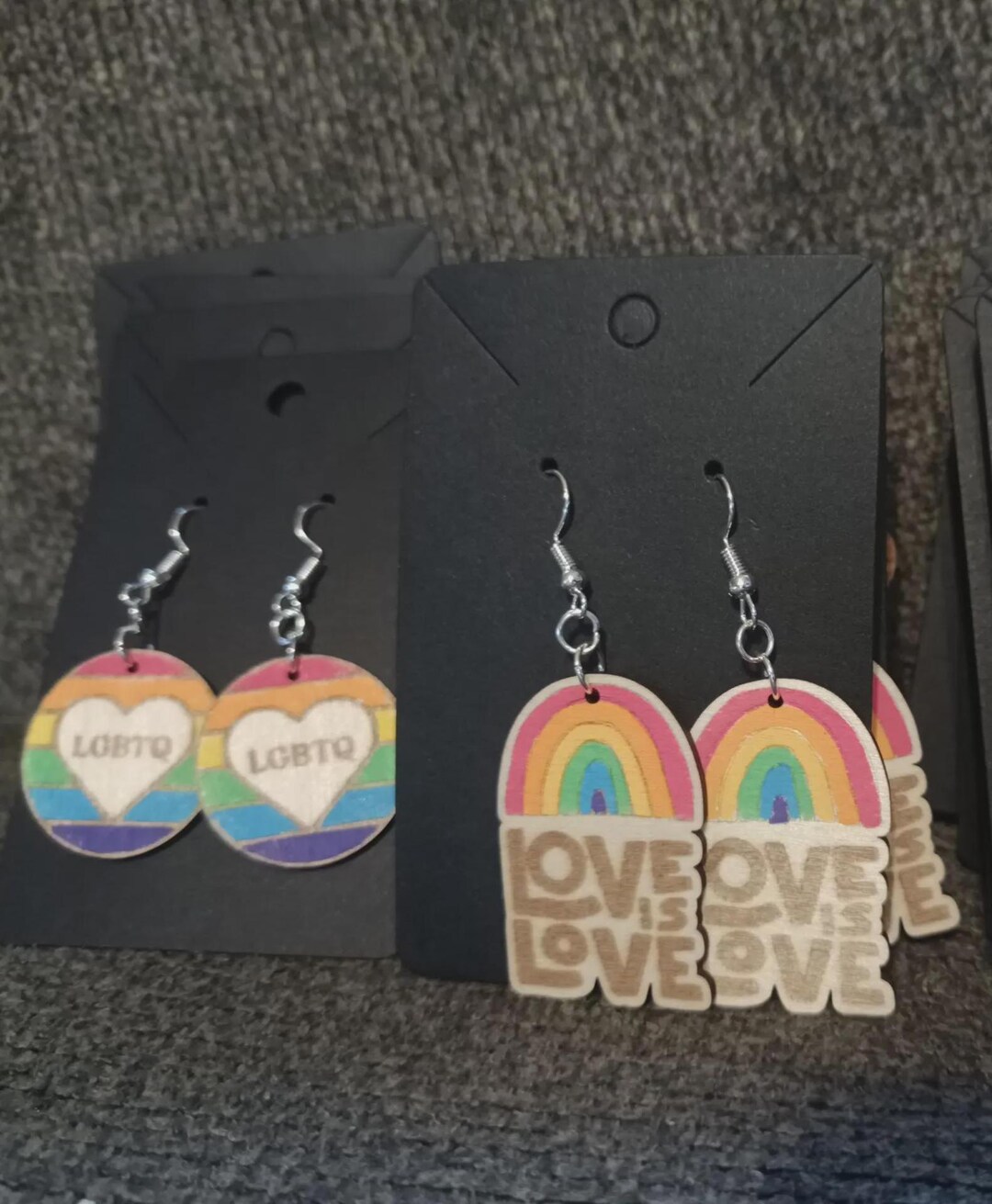 Digital Download, Earring Bundle, Laser Engrave, PRIDE, Rainbow, Love ...