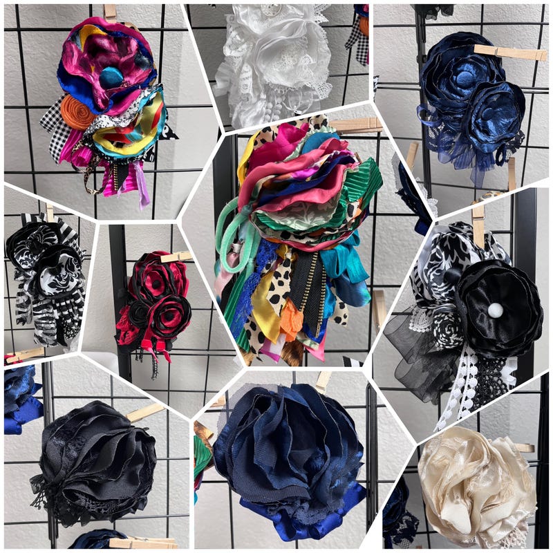 Upcycled Flowers - Etsy