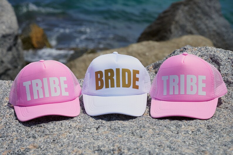 Custom Bride Tribe Trucker Hats Baseball Caps Birthday Queen - Etsy