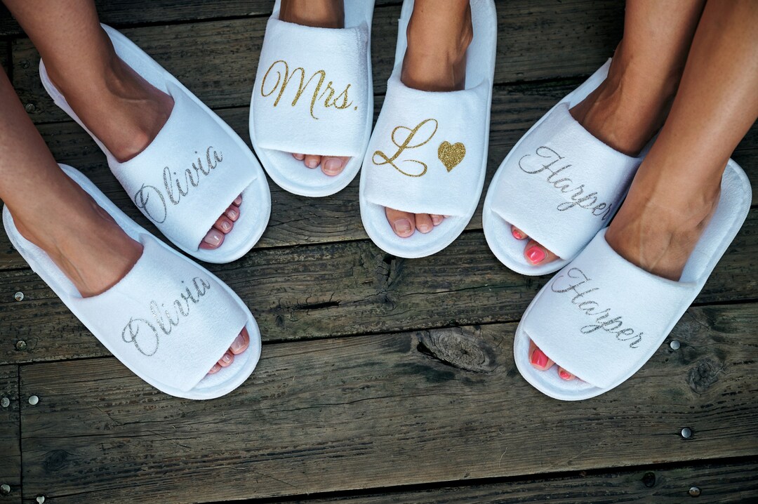 Personalized Esthetician Spa Slippers Slippers for Women Mrs Slippers ...