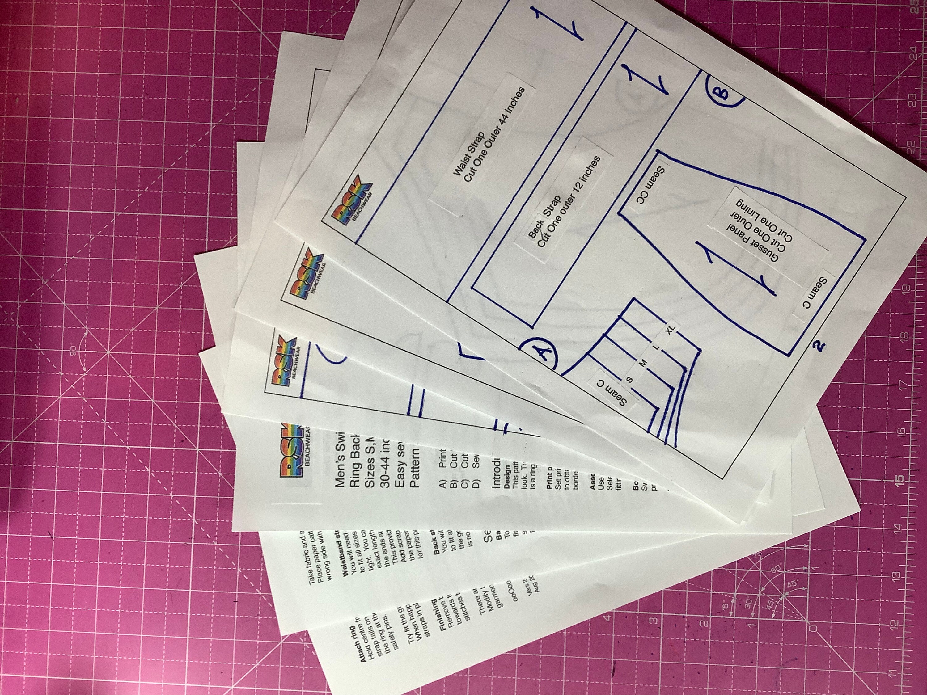 PDF Pattern to Make Men's Swim Thong - Etsy