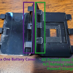 Xbox Series X|S Controller Battery Cover for Powera Charge and Play Kit ...