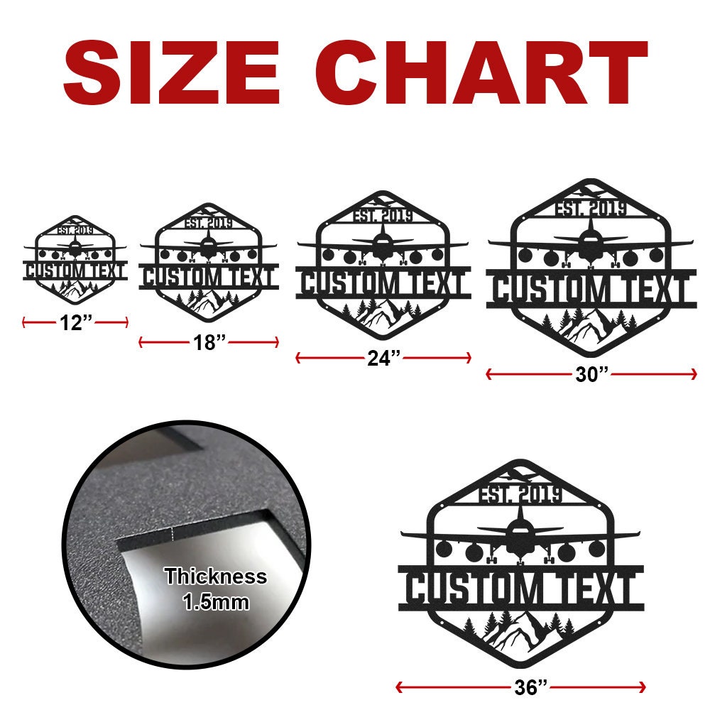 Custom Airplane Sign Airforce Sign Personalized Hangar Name Sign ...