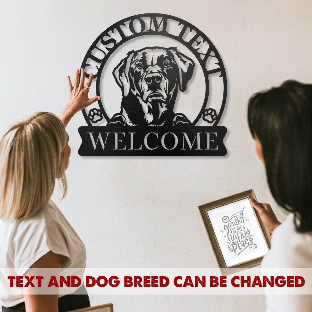 Personalized Dog Sign, Pet Spot Sign, Dog Name Sign, Metal Sign, Dog ...