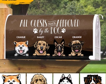 Mailbox Magnetic Cover Dog - Etsy