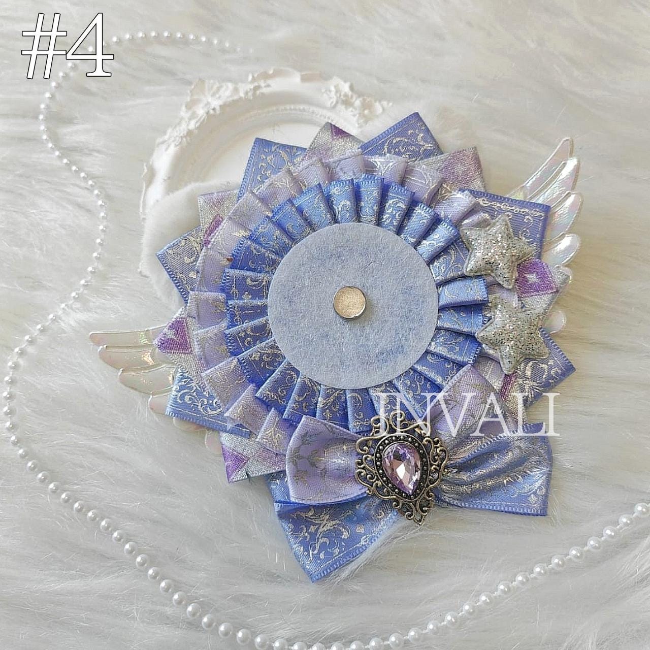 Angel Cat Ears Rosette for 58mm Badges | Anime Cartoon Badge Holder ...