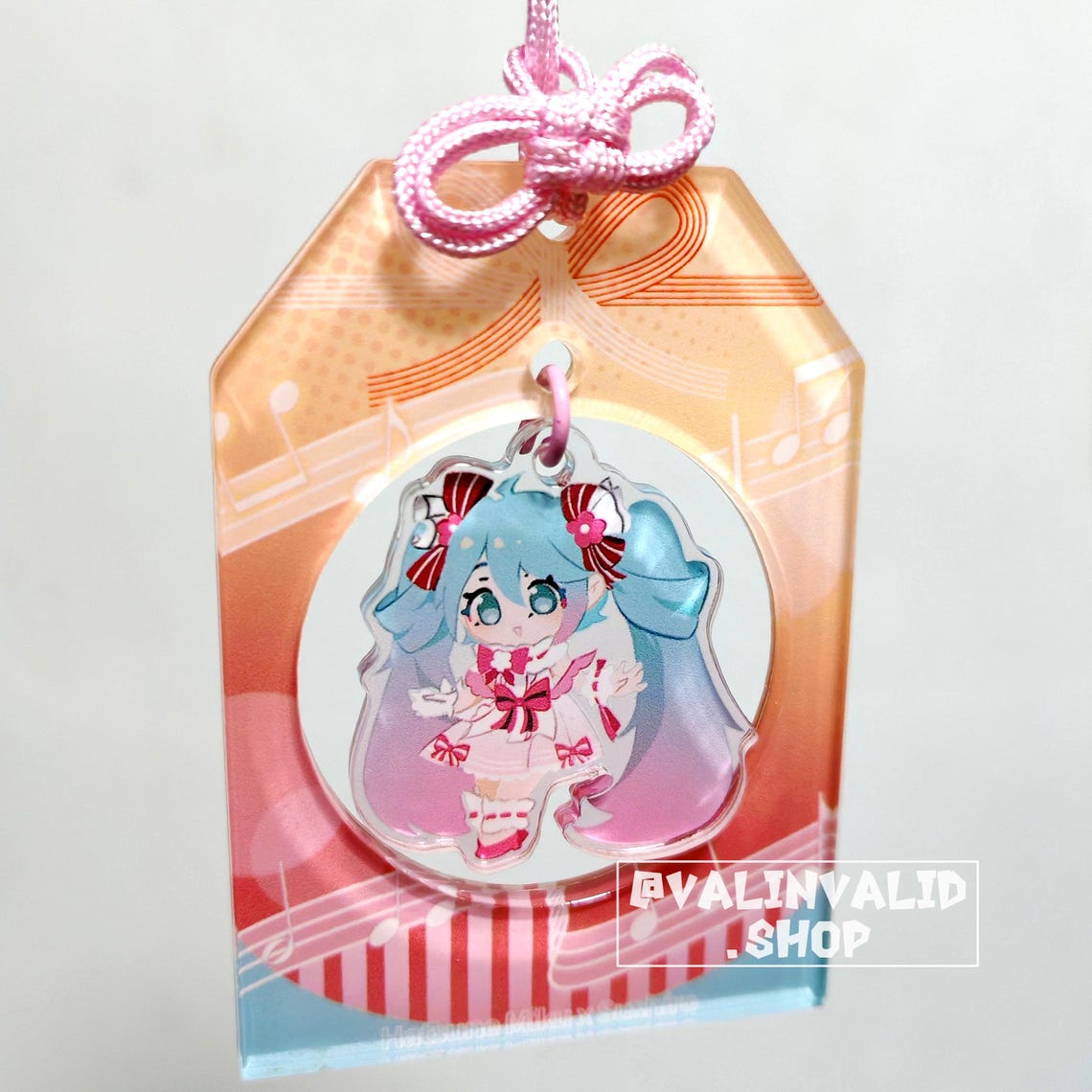 Sushiro X Miku Crossover 7cm Omamori Acyrlic Accessory / Keychain ...