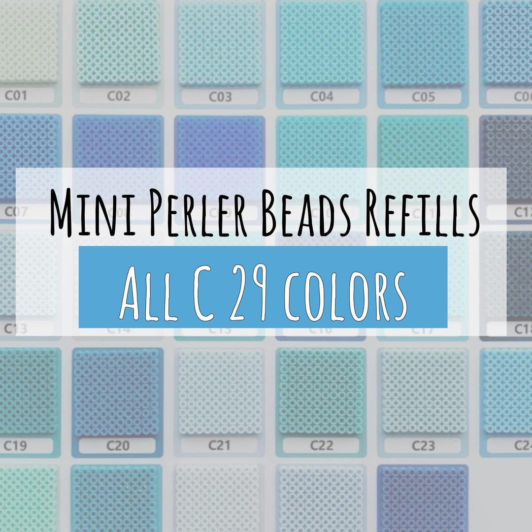 C Code 2.6mm Mini Perler Bead Refills | for Bead Crafts, Handcrafts ...