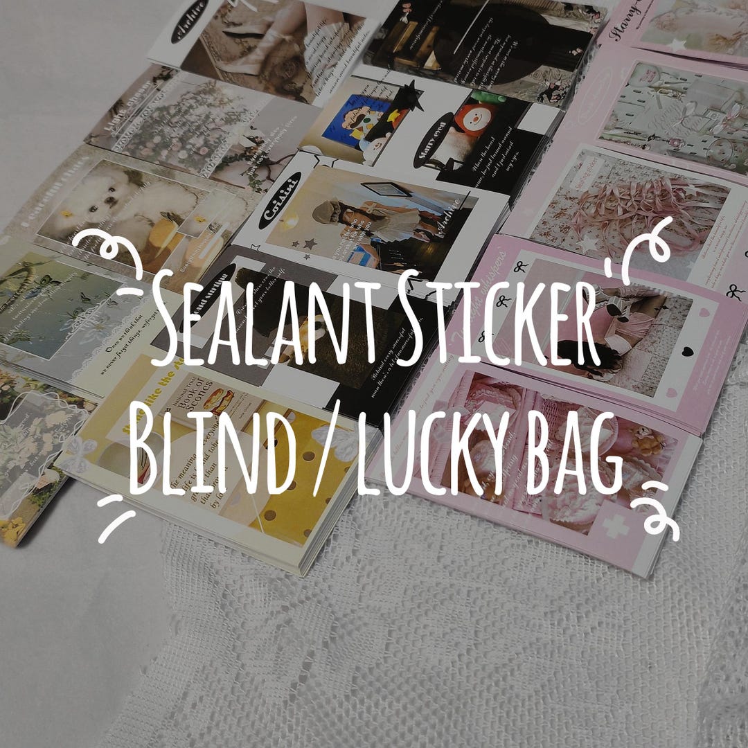 Aesthetic Sealant Sticker Blind Bag / Lucky Bag ! | for Small Business ...