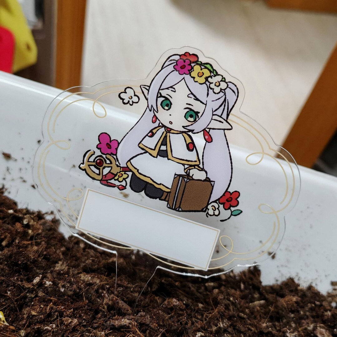 Frieren Acrylic Garden Plant Stakes / Plant Tags | Garden Tags, Home ...