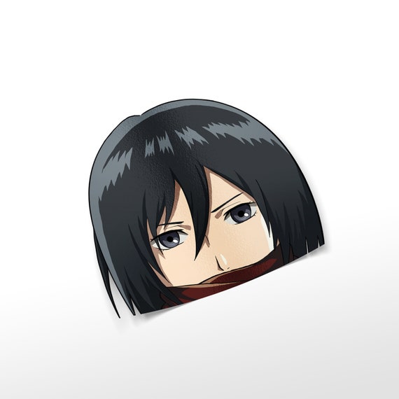 Papercraft Embellishments ErenMikasa SNK AOT anime sticker set Craft ...
