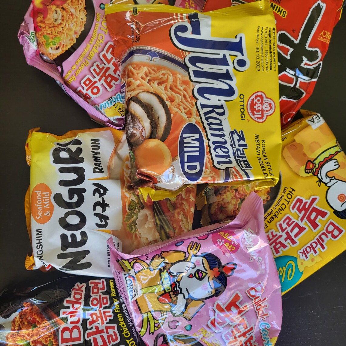 Ramen and Buldak Noodles Mystery Snack Box - Includes FREE Snacks ...